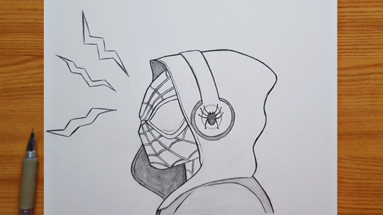 Spider Man Miles Drawing Easy