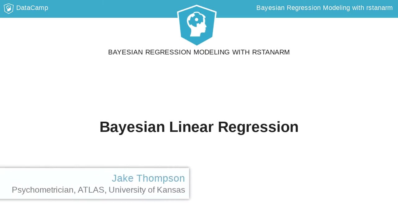 R Tutorial Bayesian Linear Regression Youtube