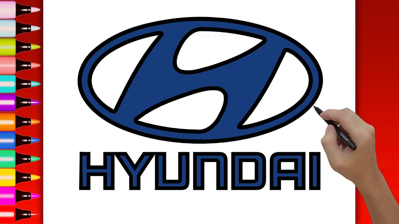 How To Draw Hyundai Logo Easy Step By Step Easy Drawing For You рџ