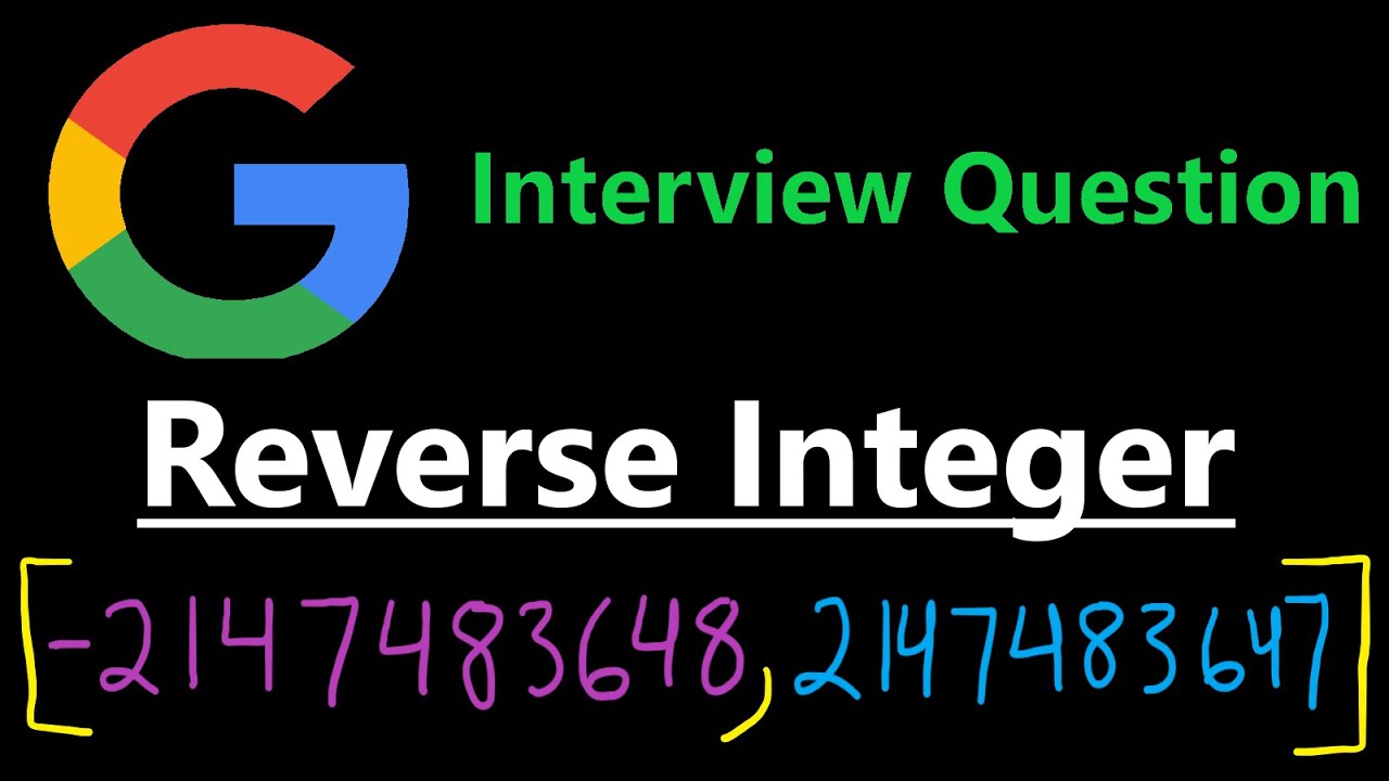 Reverse Integer Bit Manipulation Leetcode 7 Python Youtube