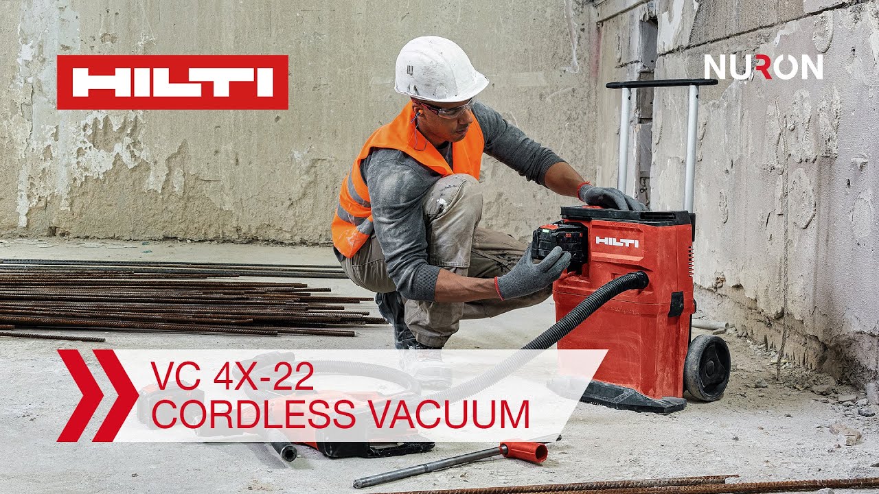 Hilti Nuron Vc 4x 22 Cordless Vacuum Features And Benefits Youtube