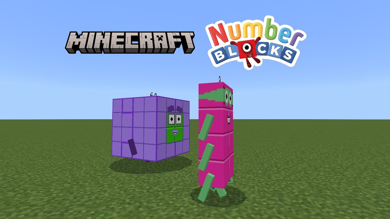 Numberblocks Minecraft Addon 1 6 8 Update Youtube