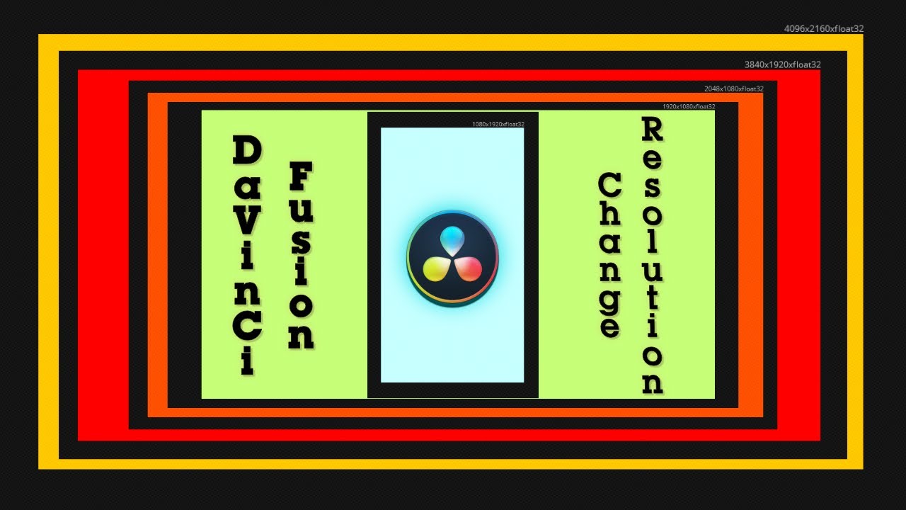 How To Change Fusion Comp Resolution Davinci Resolve Youtube