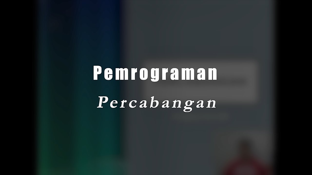 Pemrograman Percabangan Youtube