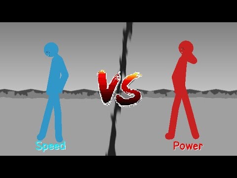 Power Vs Speed Red Vs Blue Youtube