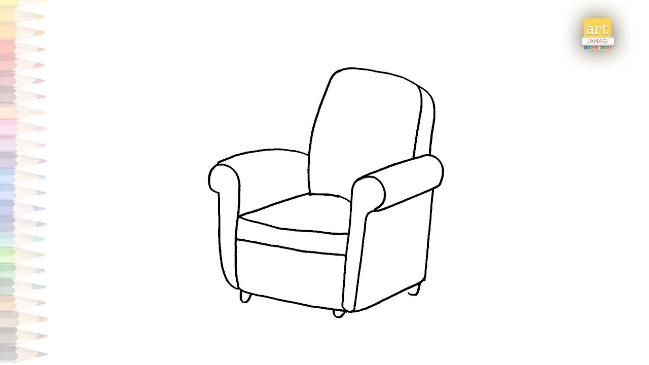 How To Draw A Chair With Arms