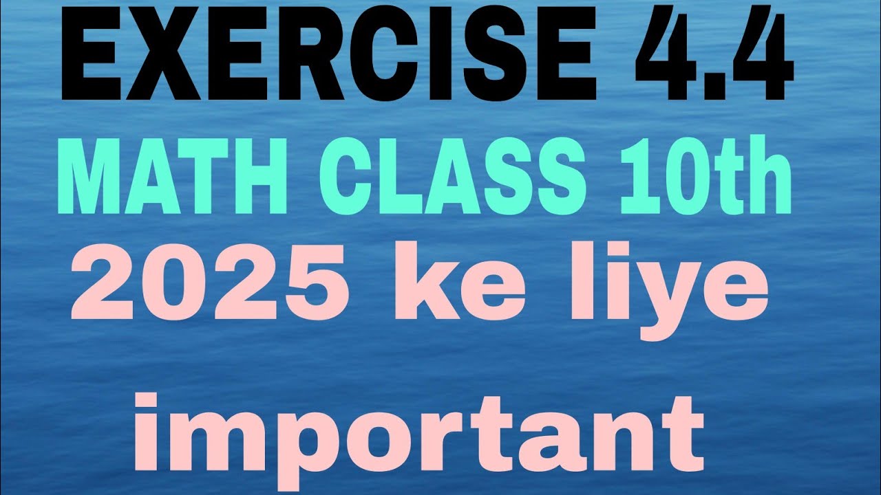 Exercise 4 4 Youtube