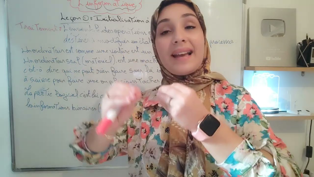 L Informatique 1ac 2ac 3ac أول درس الإعلاميات Youtube