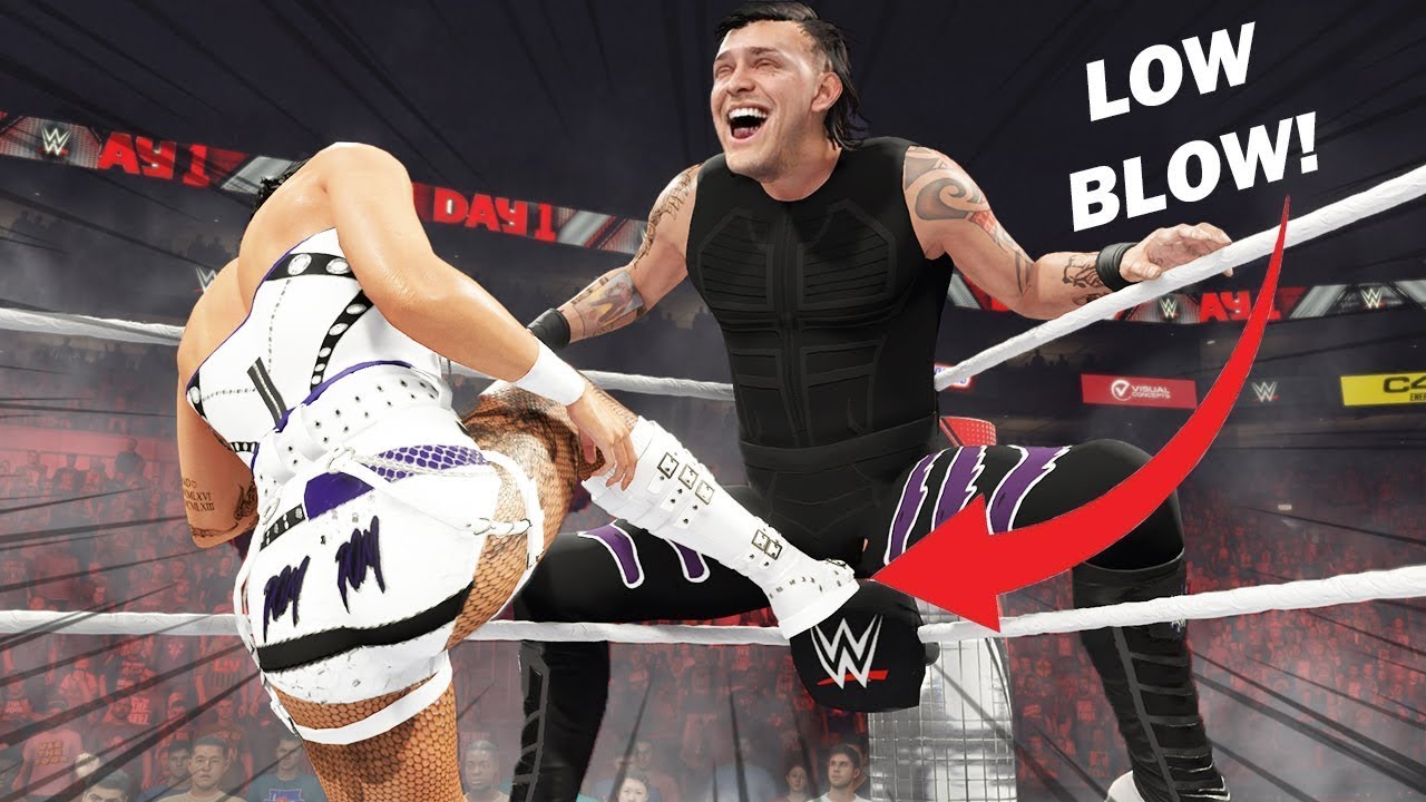 Crushing Your Opponent Balls With The Low Blow Wwe 2k23 Tutorial Youtube