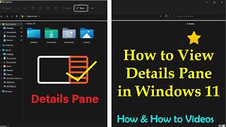 How To Show Details Pane In File Explorer In Windows 11 Details Pane In ...