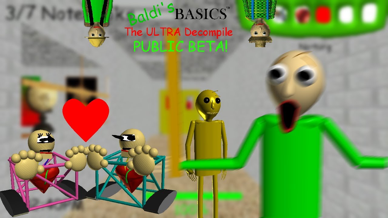 All Endings Baldi S Basics The Ultra Decompile Baldi S Basics Mod