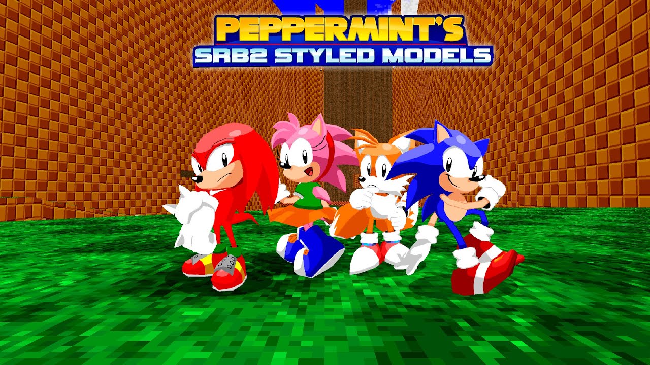 Sonic Robo Blast 2 Peppermint S Srb2 Styled Models V1 9c Were Back
