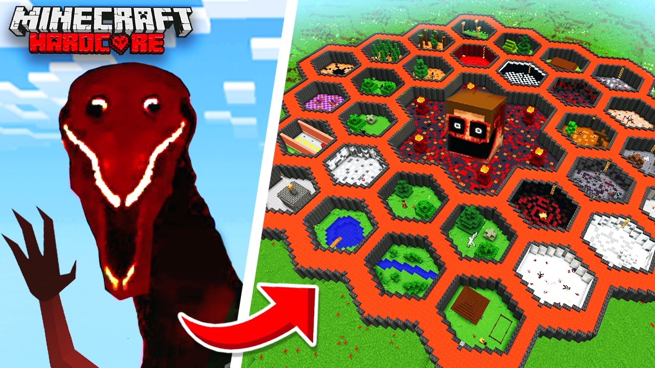 I Trapped Every Horror Mob In Minecraft 亞 Youtube