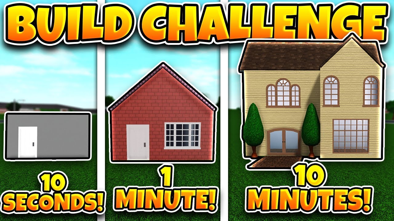 Family House Build Off 10 Seconds 1 Minute 10 Minutes Build