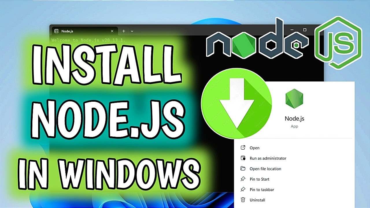 How To Install Node Js In Windows 11 10 Install Node Js In Windows