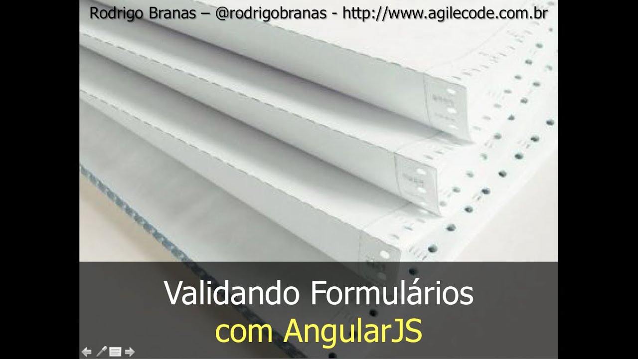 Angularjs 4 Validando Formulários Rodrigo Branas Youtube