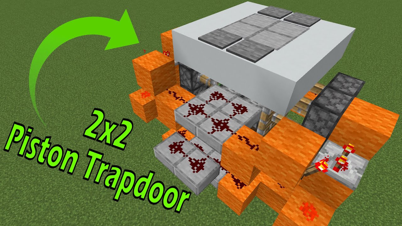 Minecraft Piston Trapdoor Trapdoors Minecraft Cactpz