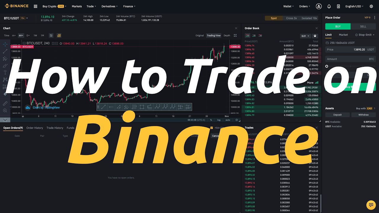 How To Trade On Binance Binance S Trading Interface Tutorial Updated