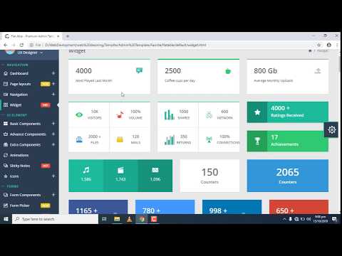 Flatable Bootstrap Admin Dashboard Templates Waqas Maqbool
