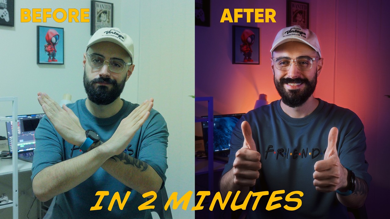 Youtube Lighting Setup In 2 Minutes Youtube