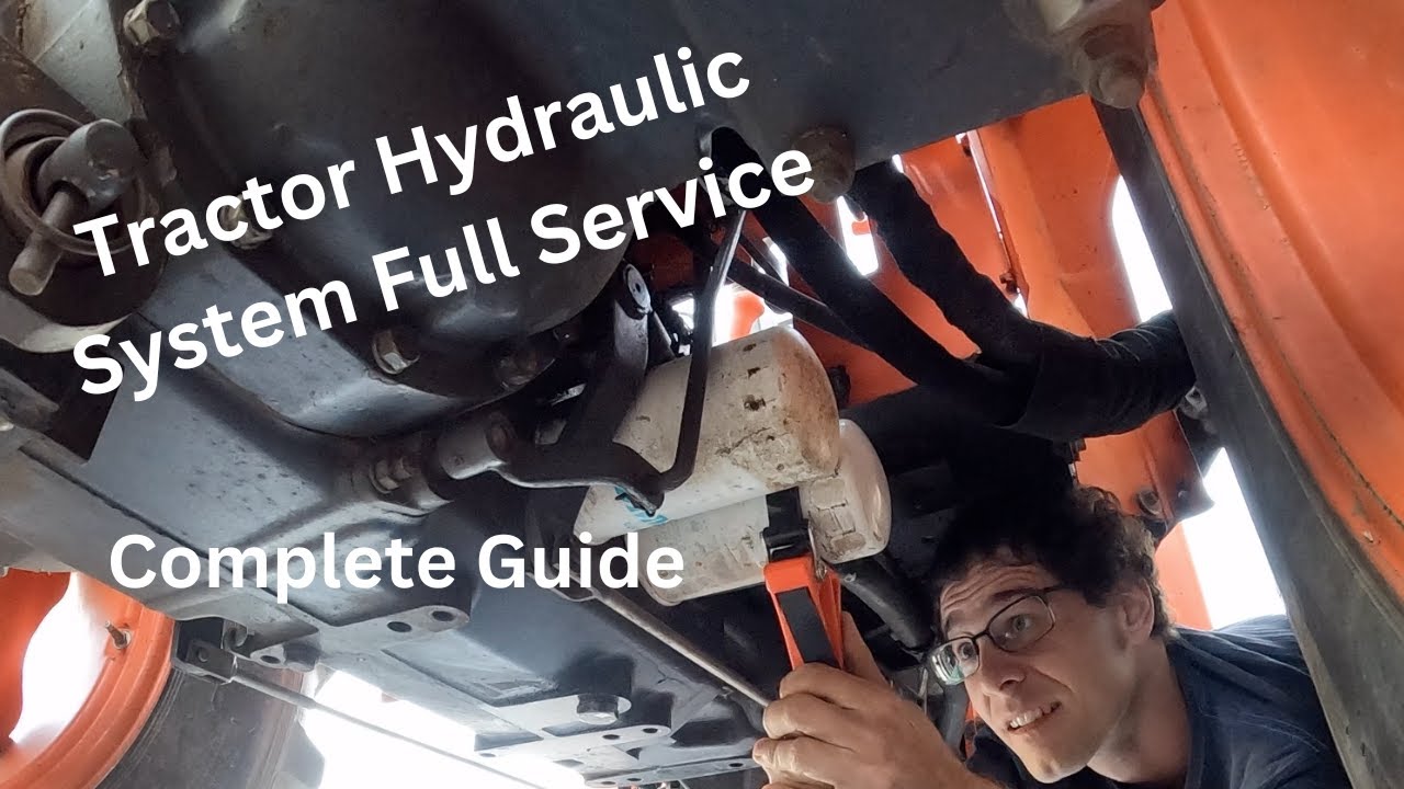 How To Change The Hydraulic Fluid On A Tractor Youtube