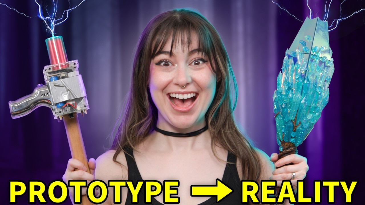 Diy Resin Lightning Staff Youtube