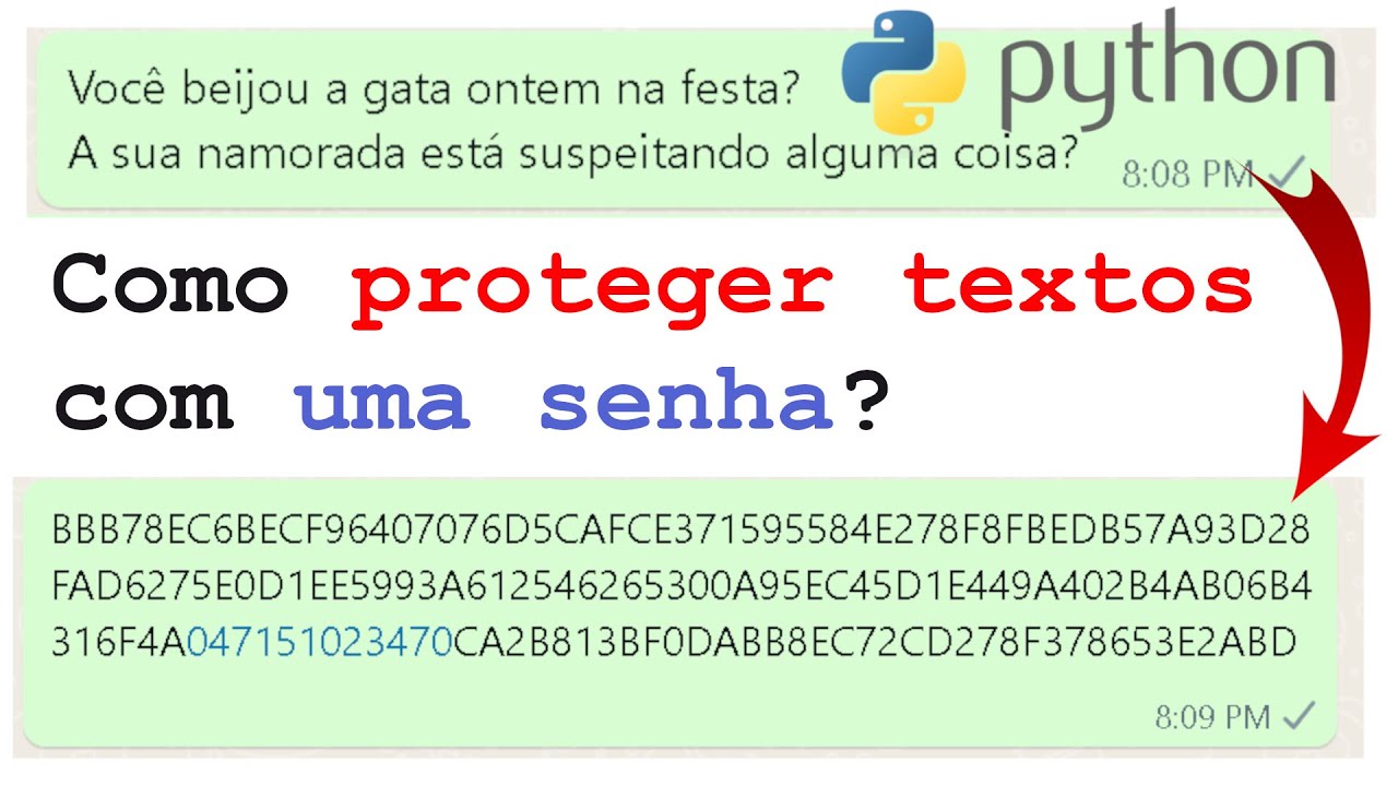 Proteja Textos Com Senhas Usando Criptografia Aes Ctr Em Python Youtube
