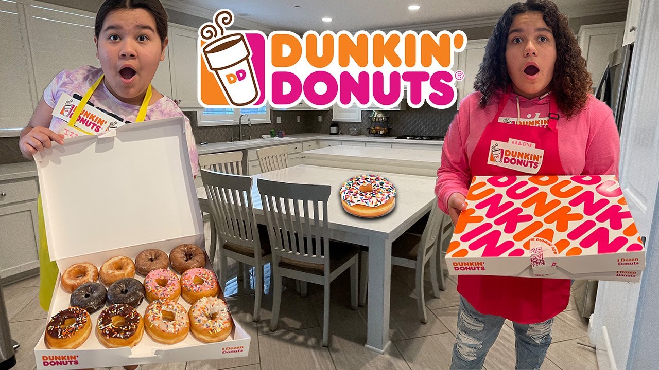 We Opened Our Own Dunkin Donuts At Home Youtube