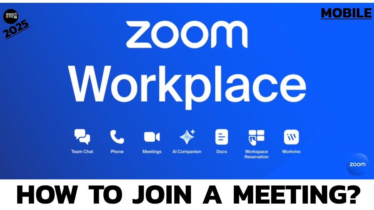 Zoom Workplace App How To Join A Meeting In Zoom Workplace App Youtube