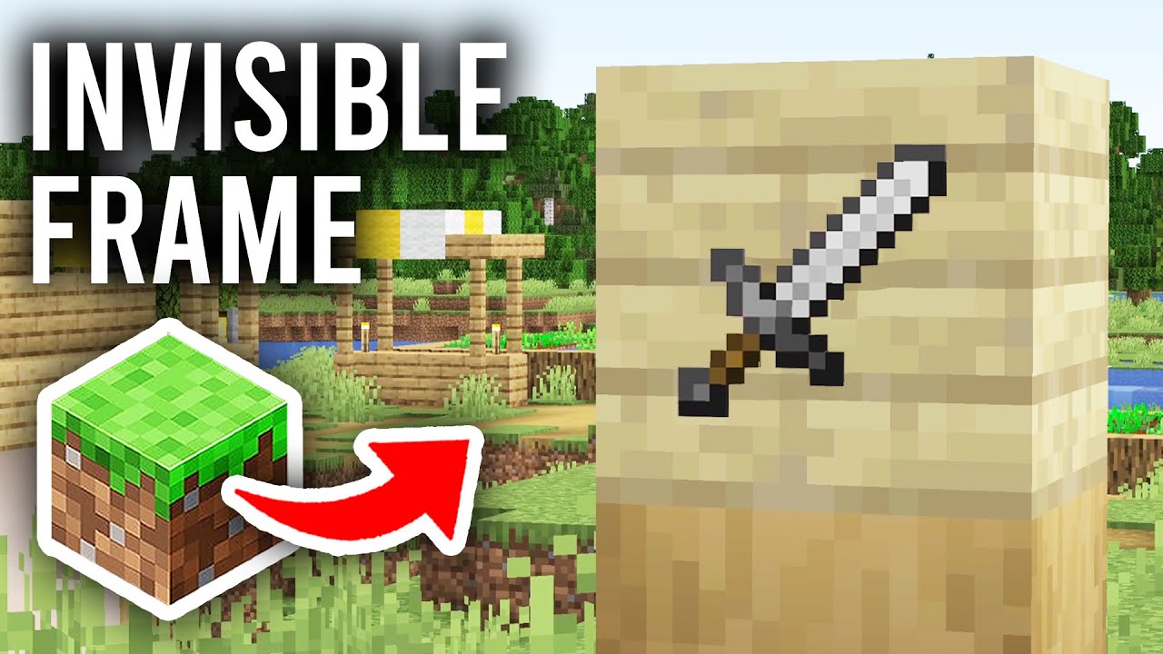 How To Get Invisible Item Frame In Minecraft Full Guide Youtube