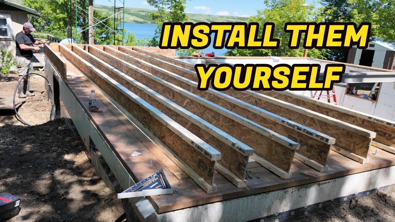 How To Layout Install Floor Joists Tji Youtube