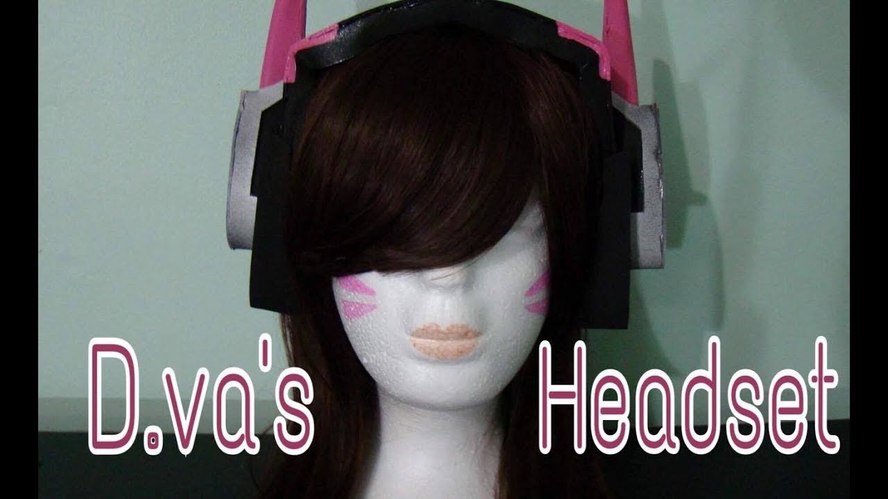 How To Make D Va S Headset Rhianime Youtube