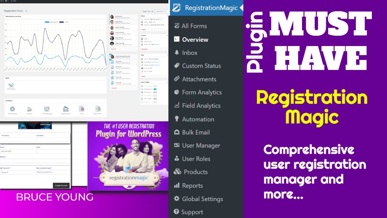 Registrationmagic User Registration Management Reports