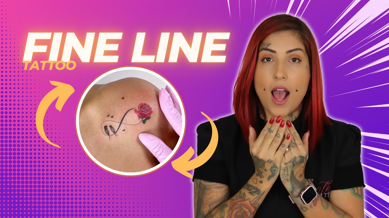 Tattoo Infinito Em Fine Line Youtube