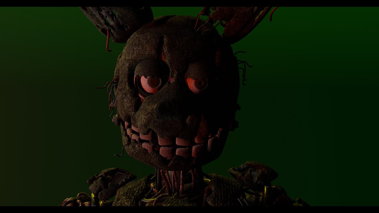 Springtrap Fnaf 3 Rare Death Screen Animated Remake Youtube
