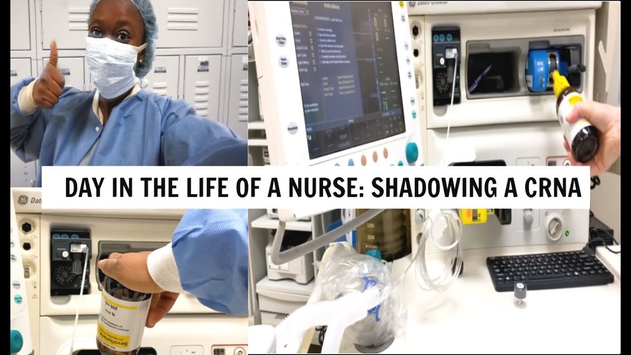 Day In The Life Of A Nurse Shadowing A Crna Gym Life Youtube