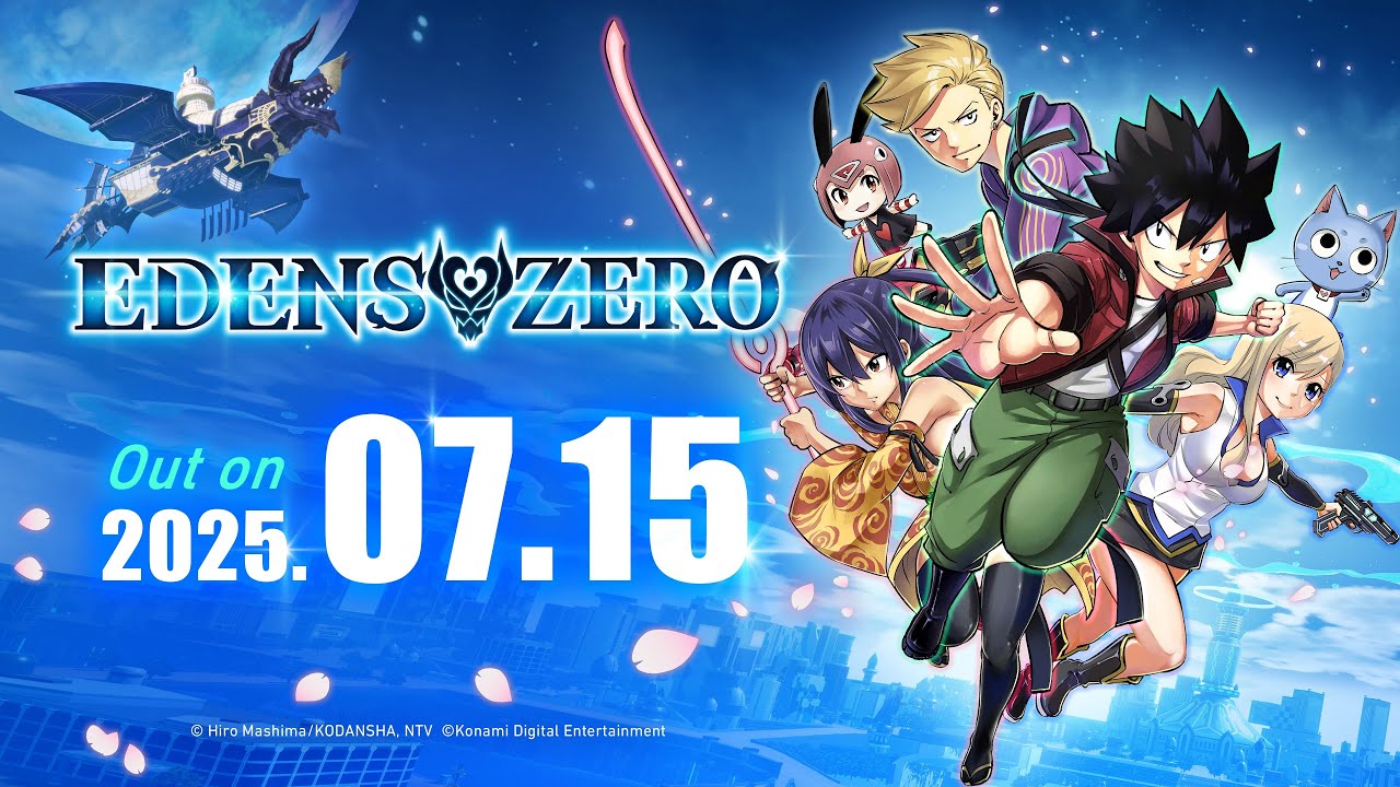 Edens Zero Release Date Trailer Konami Youtube