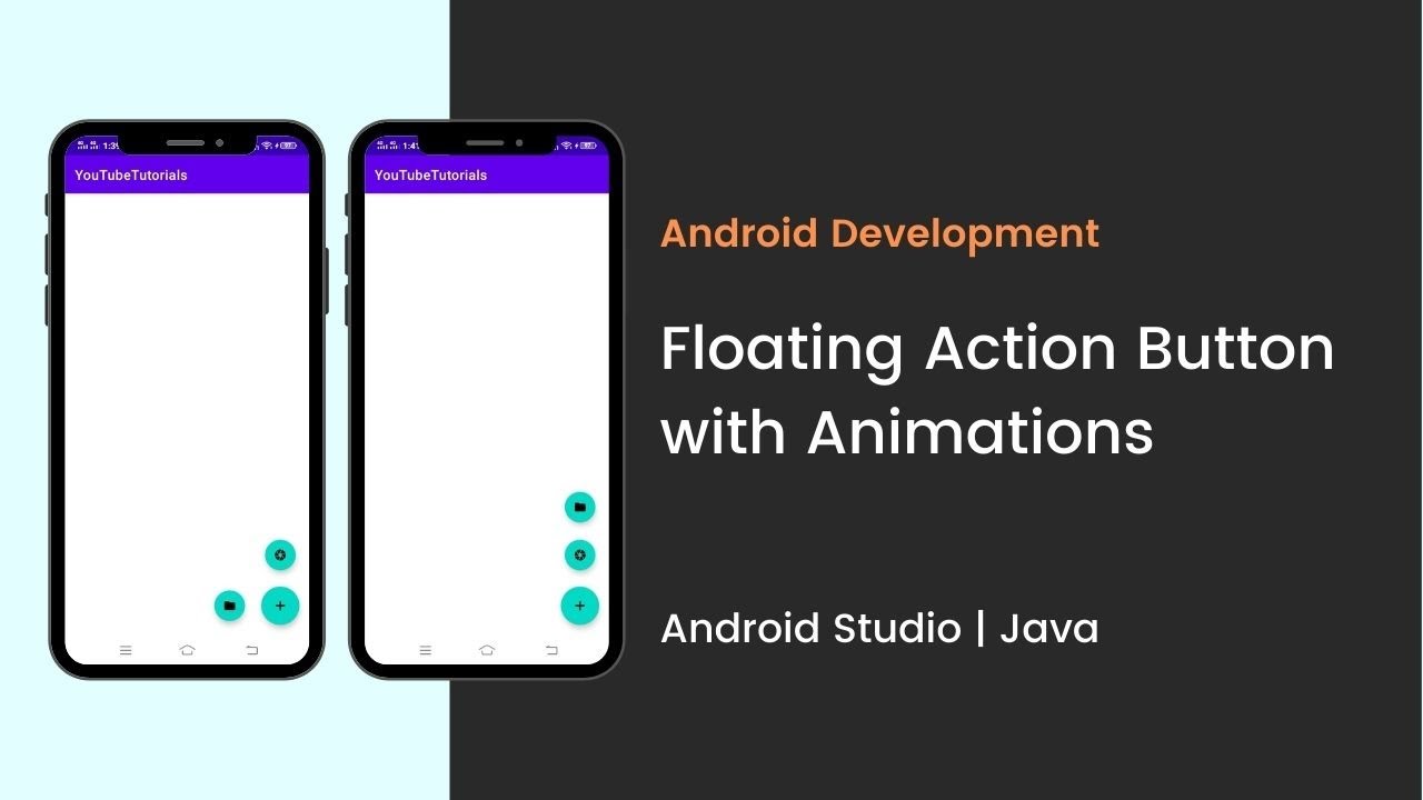 Android Floating Action Button With Animation Android Studio Java