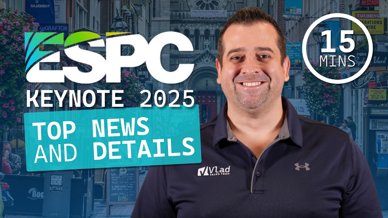 Missed The Espc25 Keynote Here S Everything You Need To Know Youtube