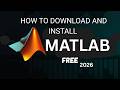 How To Download Install Matlab In Laptop 2026 Windows 11 10 R2025b ...
