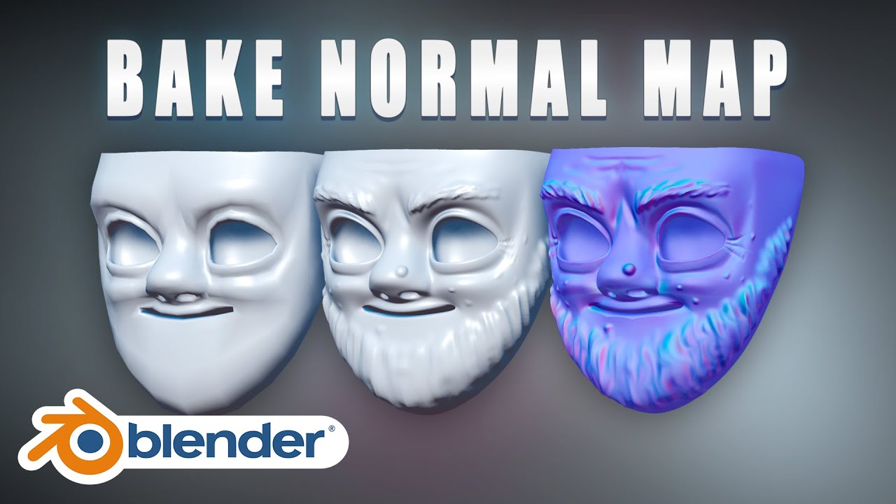 Sculpt Normal Map Bake Blender 3d Tutorial Youtube