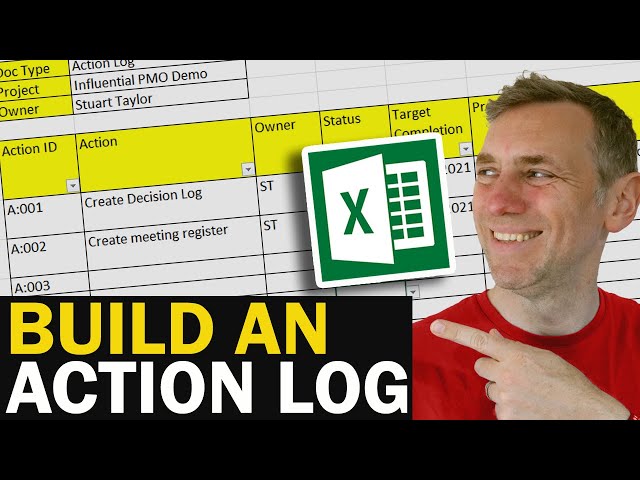Action Log Template Excel 4 Action Log Template Free Word Excel