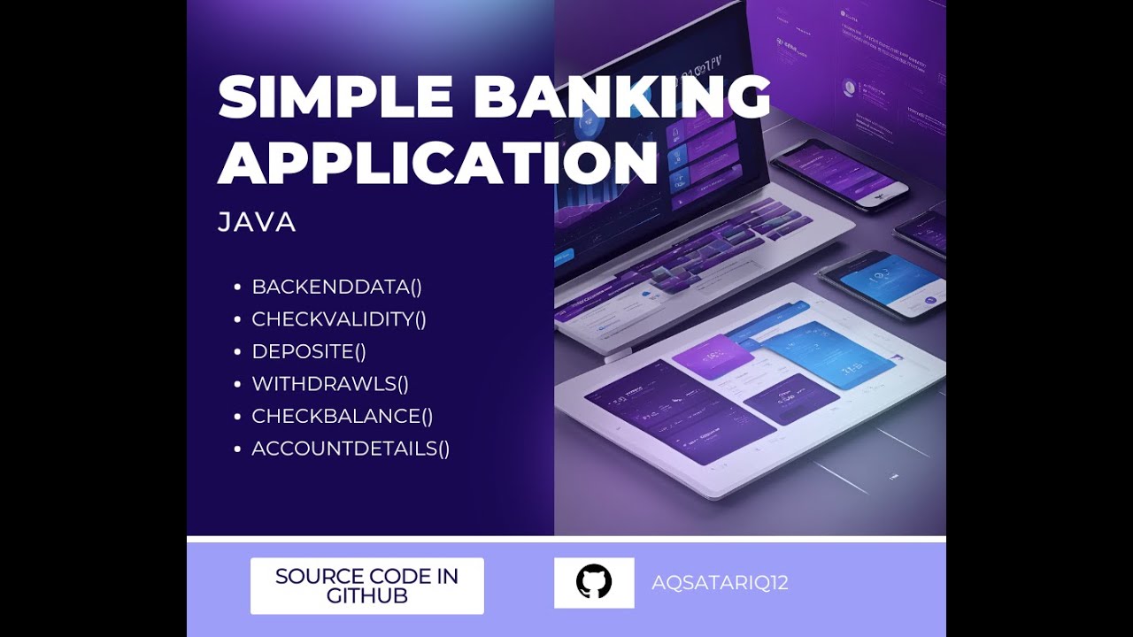 Java Banking Application Project For Beginners ёяшн Youtube