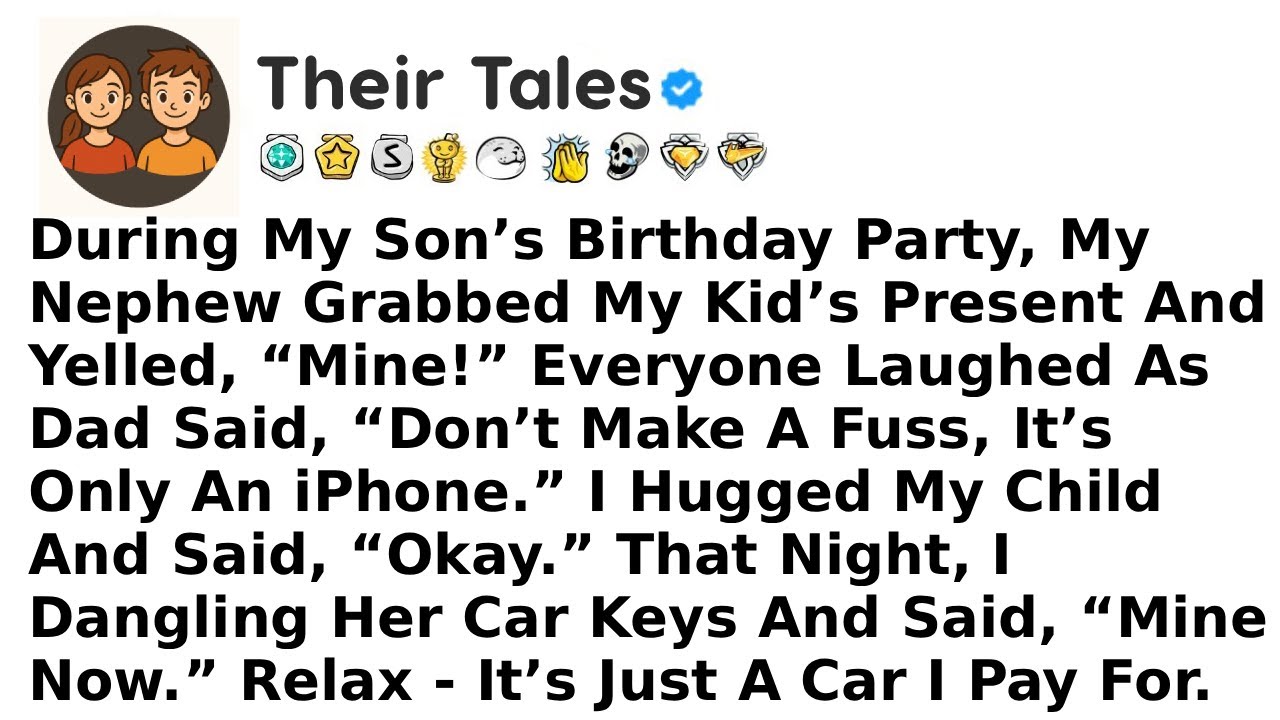During My Son S Birthday Party My Nephew Grabbed My Kid S Present And