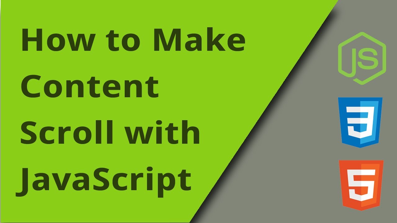 Js Methods For Scrolling Youtube