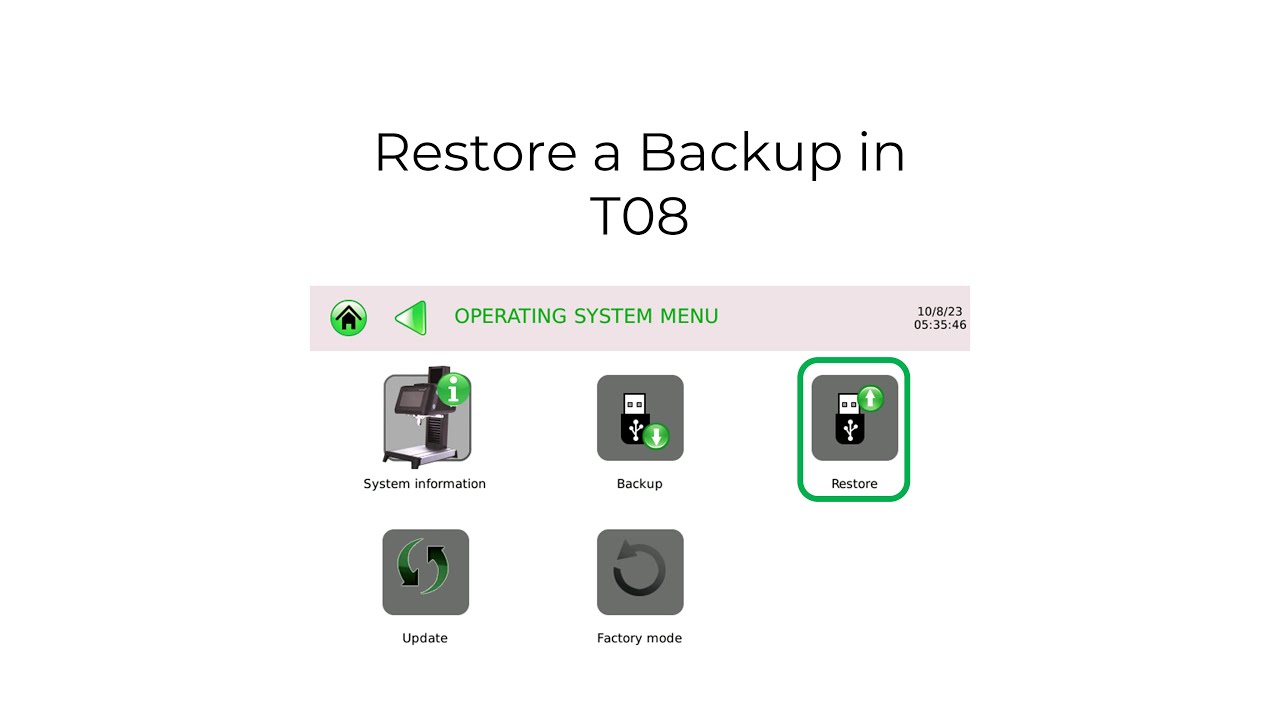T08 Restore A Backup Youtube