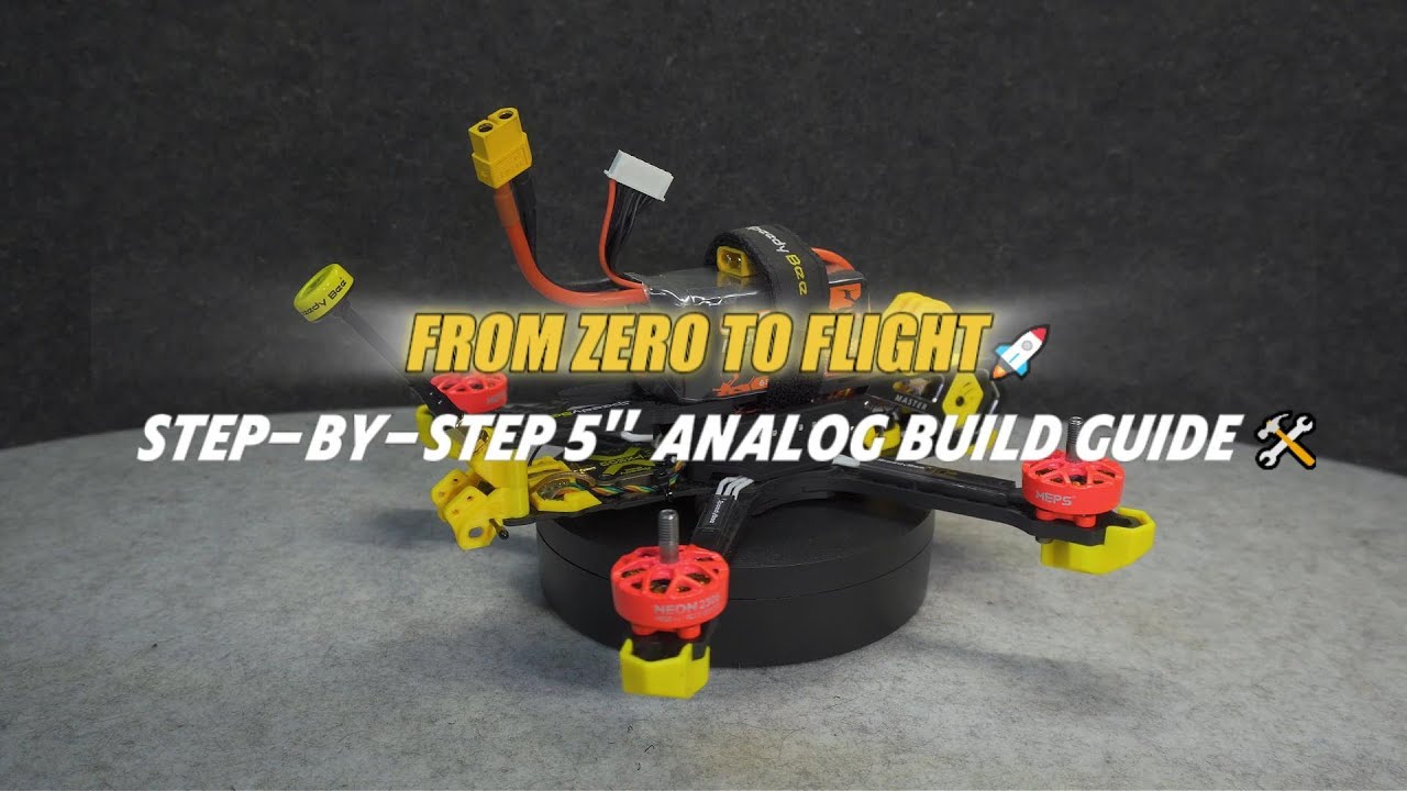 Full Fpv Drone Assembly In 2026 5 Analog Build For Beginners Youtube