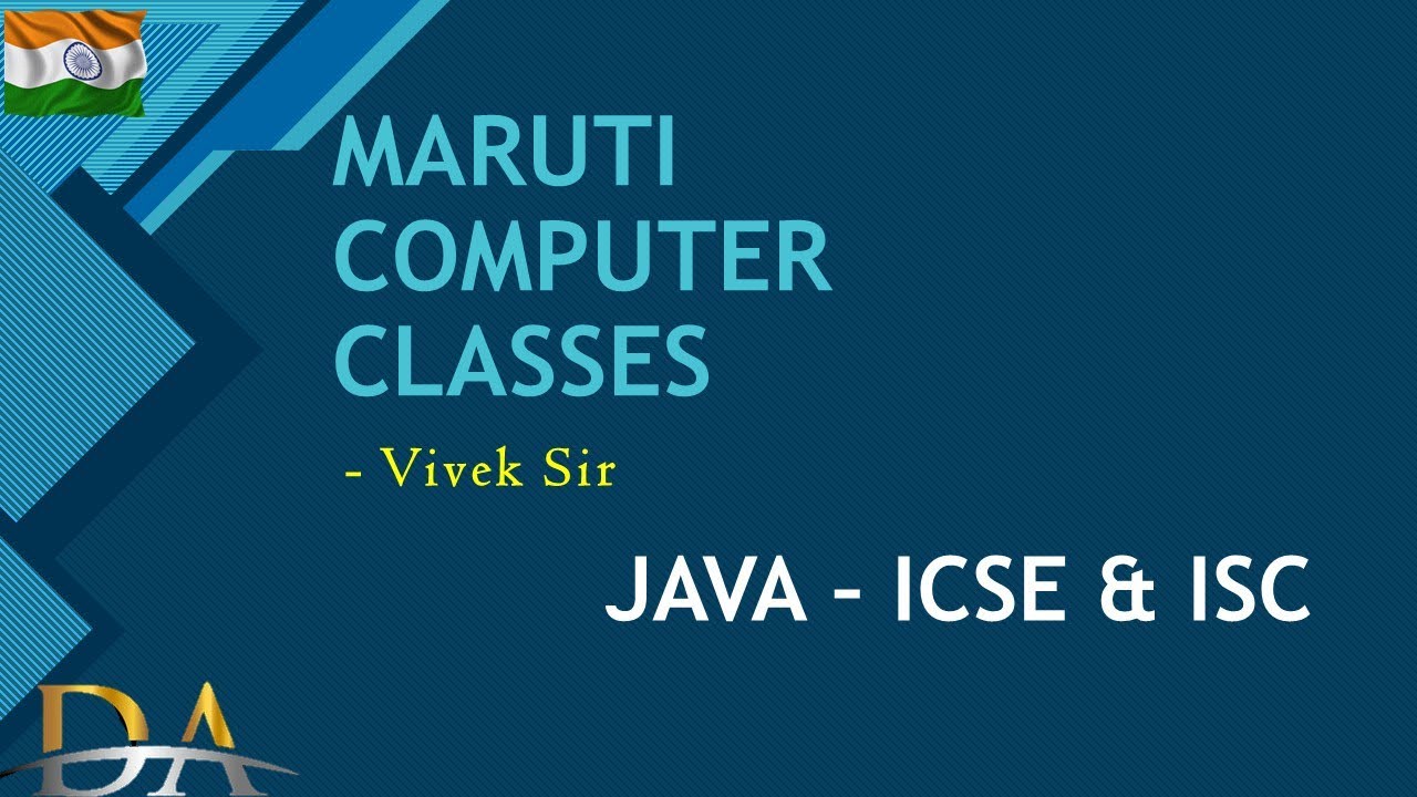 Java Icse Class 9 10 Basic Programming 1 Youtube