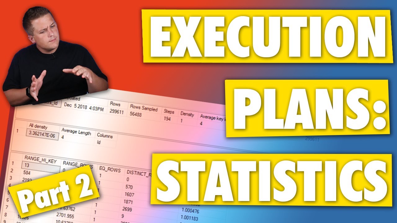 Sql Server Execution Plans Statistics Part 2 Youtube