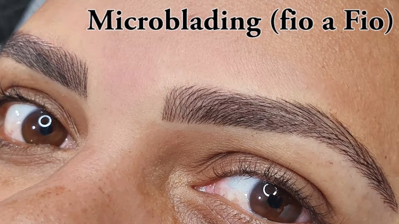 Micropigmentação Microblading Sobrancelha Fio A Fio Passo A Passo
